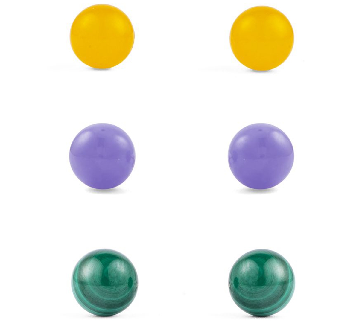 Click here for Macys 3-Pc. Lavender Jade  Yellow Jade and Malachi... prices