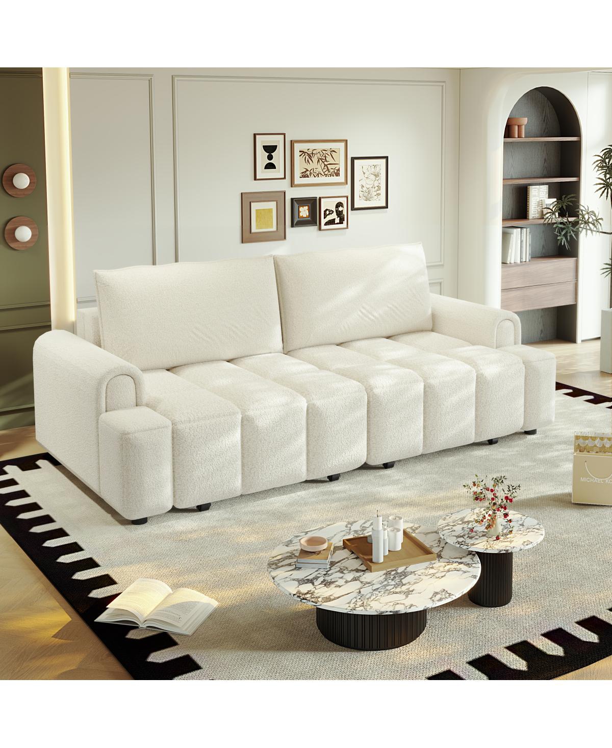 Click here for Streamdale Furniture Comfy 90.2 4-Seater Teddy Fab... prices