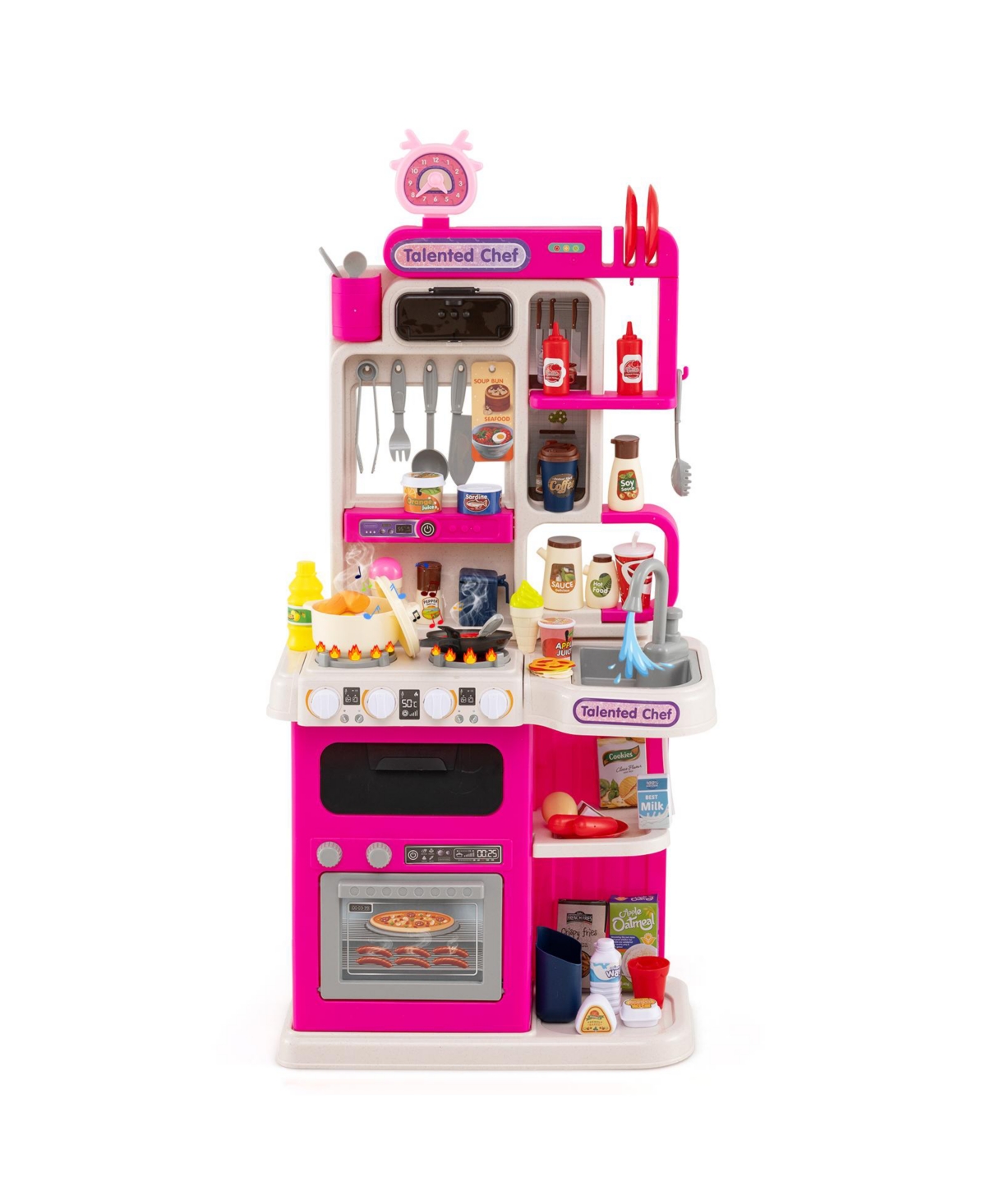Click here for Slickblue Pretend Play Kitchen Set for Kids with L... prices
