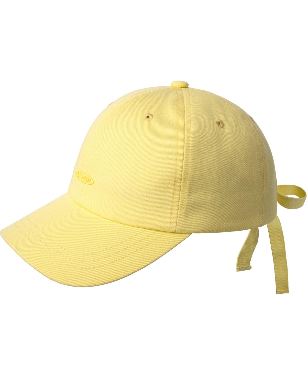 Click here for Kangol Womens Demure Logo Baseball Cap - Butter ch... prices