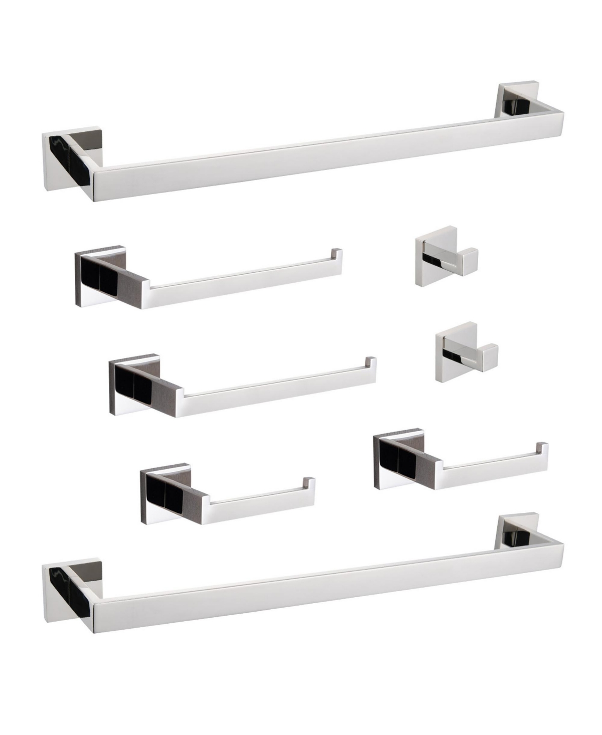 Click here for Rainsken 8 - Piece Bathroom Hardware Set  Stainles... prices