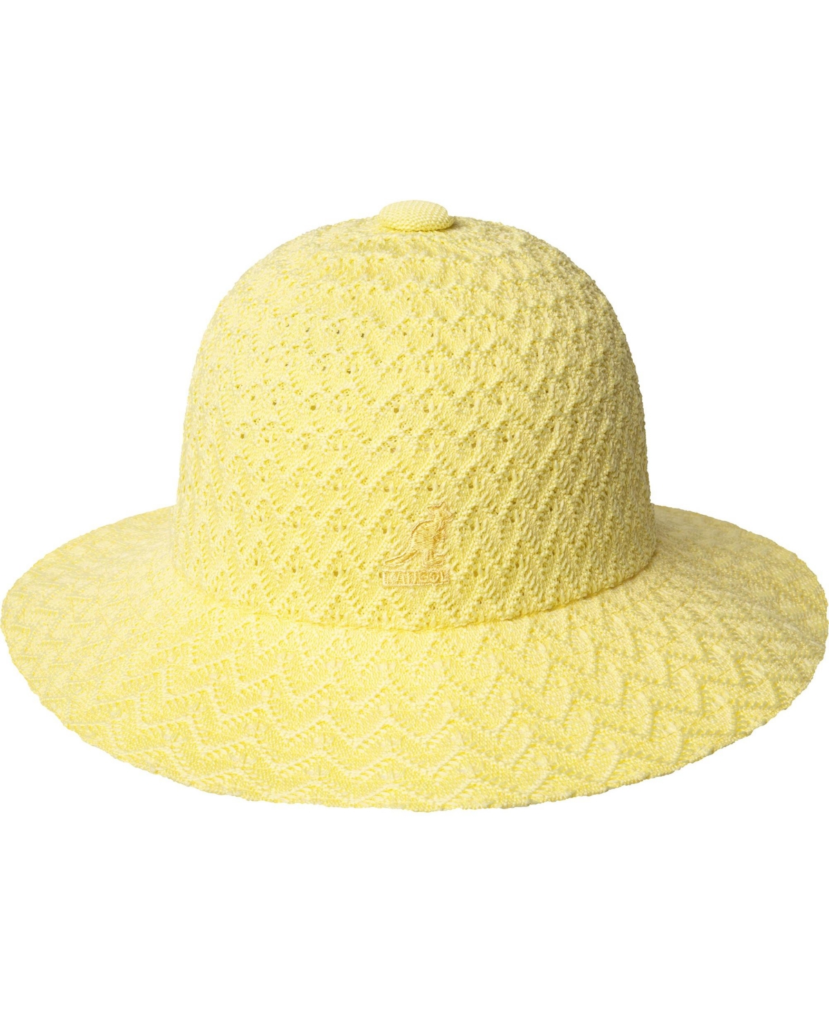 Click here for Kangol Tropic Zig Wide Brim Casual - Butter chiffo... prices