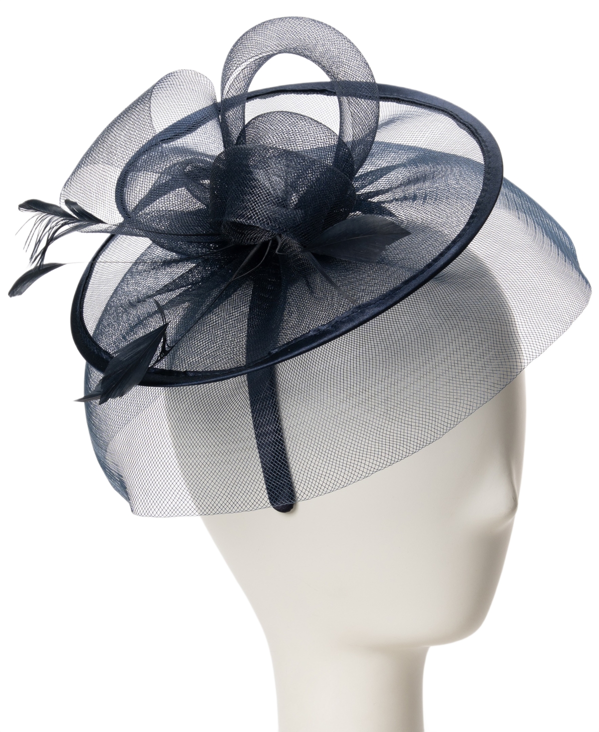 Click here for August Hats New Net Fascinator Hat - Navy prices