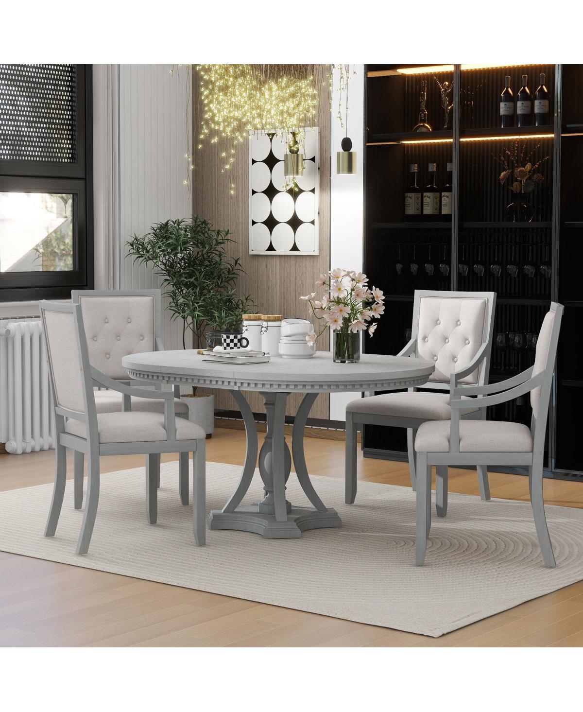 Click here for Streamdale Furniture Retro Extendable Round Dining... prices
