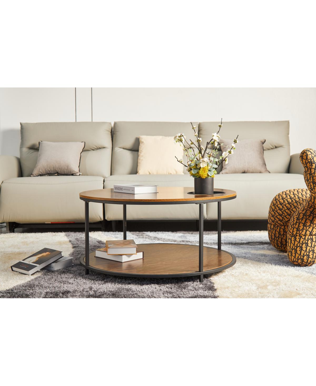 Click here for Streamdale Furniture Round antique wood coffee tab... prices