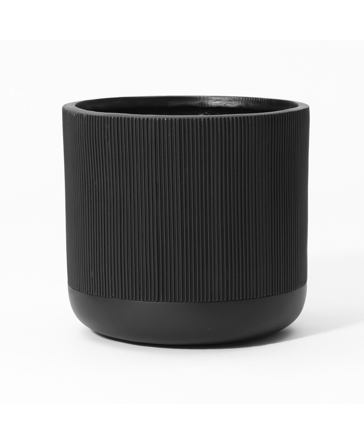 Click here for LuxenHome 14.8-Inch Round Stripes MgO Planter - Bl... prices