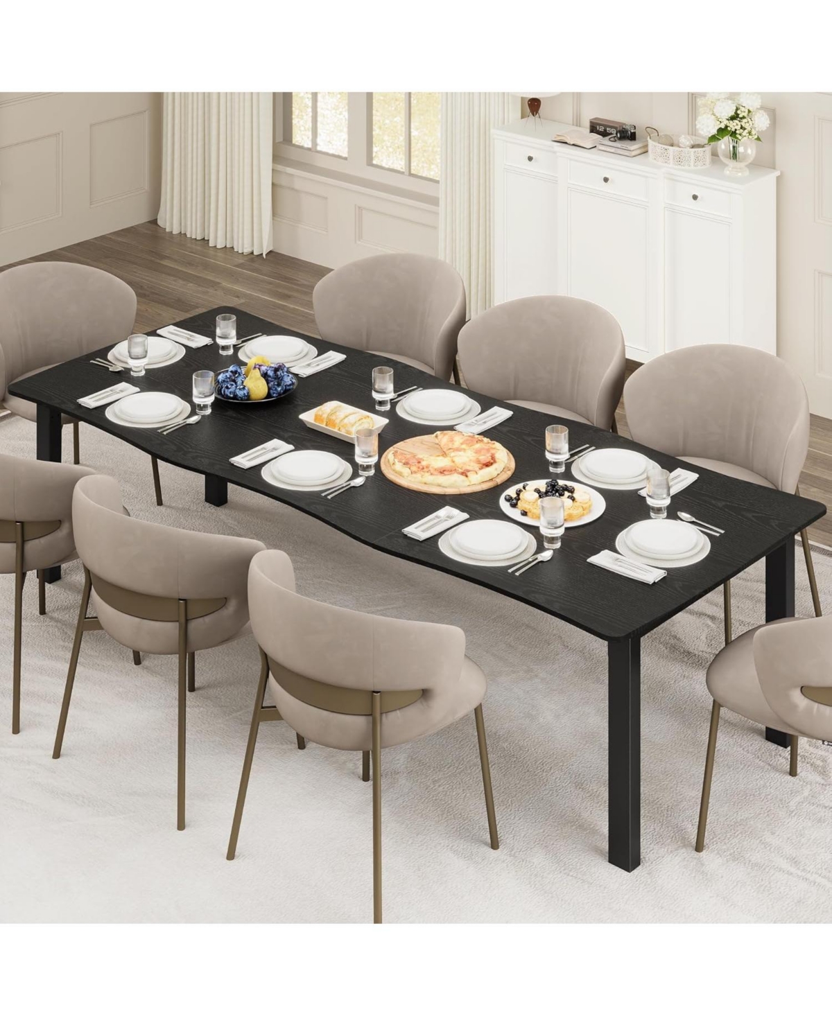 Click here for gaomon Rectangular Dining Table for 6-8 70.9"... prices