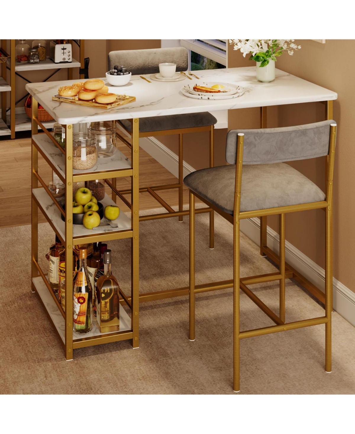 Click here for gaomon Dining Table Set for 2 Kitchen Table and Up... prices