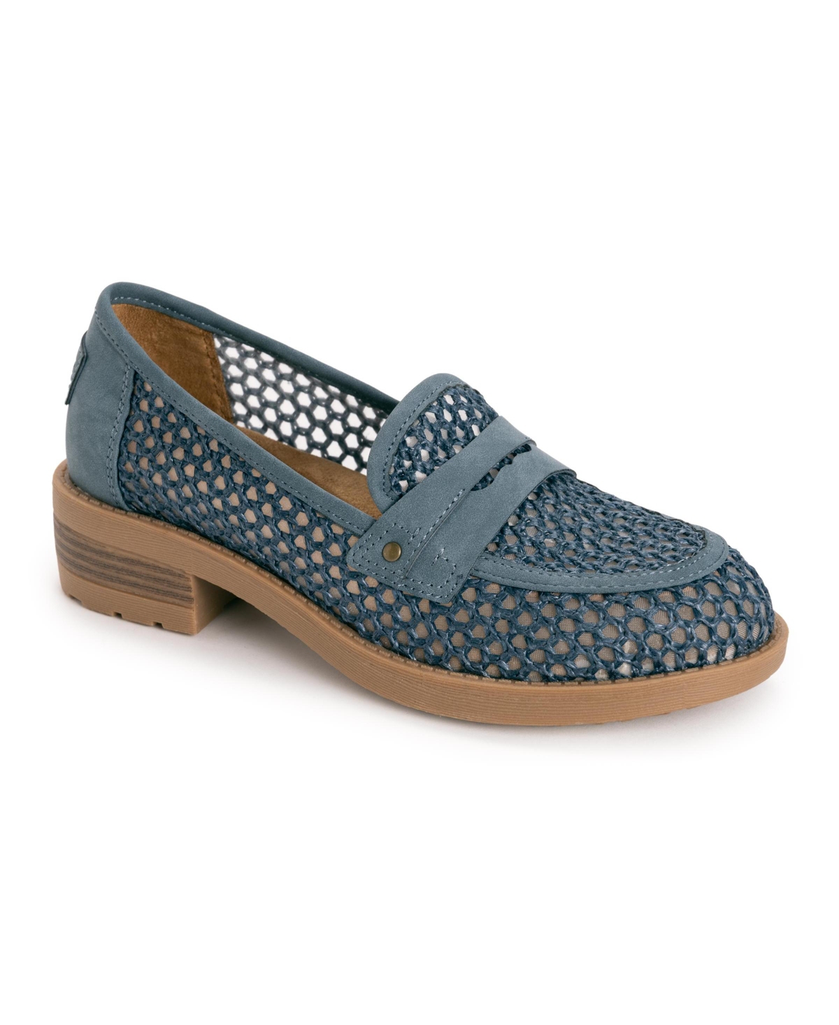 Click here for Muk Luks Womens Vania Loafer - Dusty blue prices