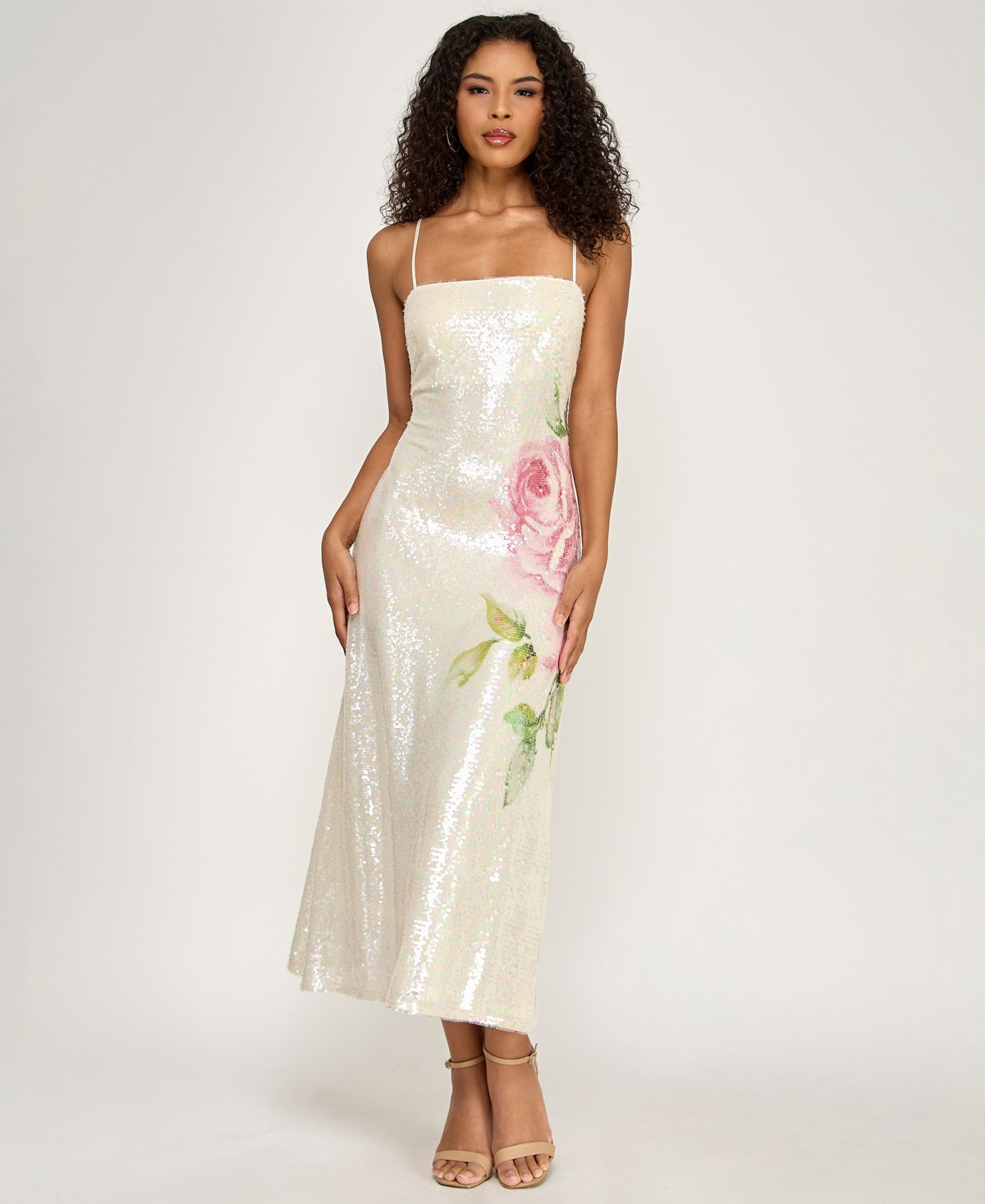 Click here for Seni & Cade Juniors Square Neck Strappy Midi Dress... prices