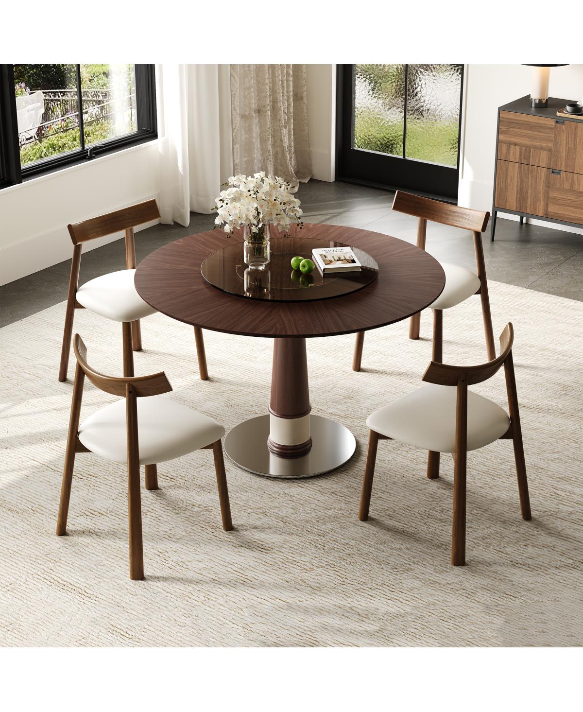 Click here for Streamdale Furniture Solid Wood Dining Table Set C... prices