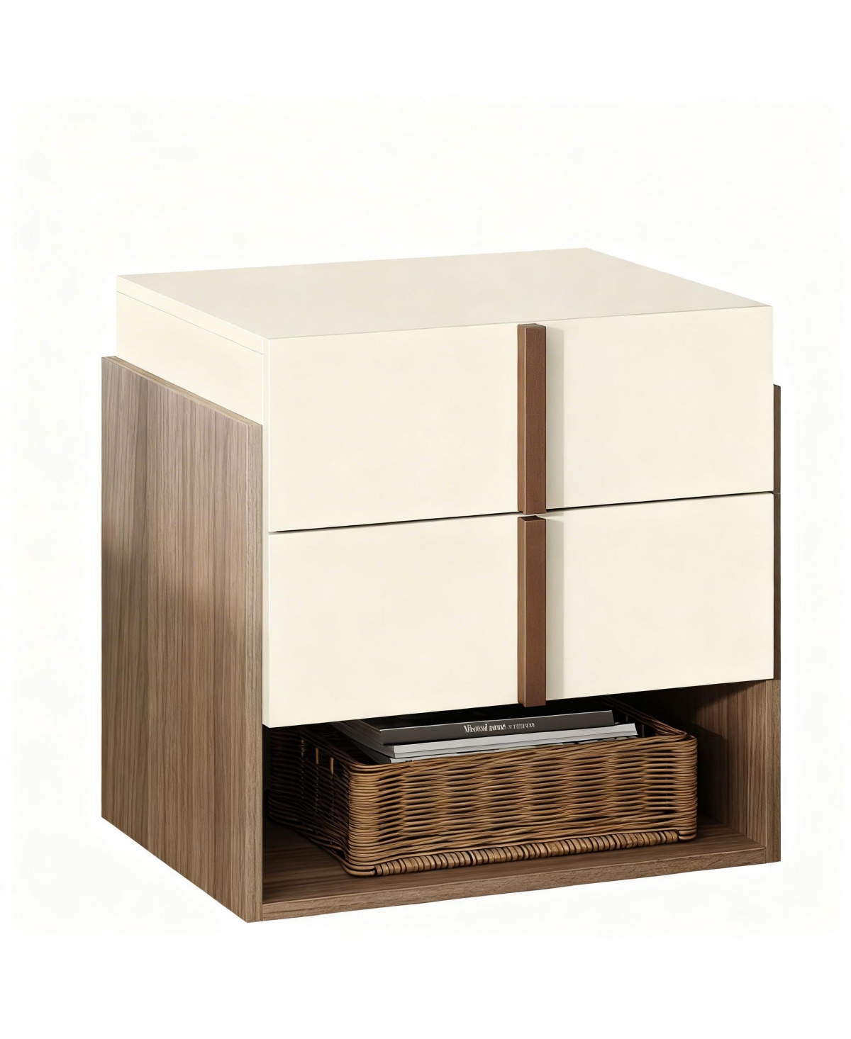Click here for Yigii Mid-Century Modern Nightstand with Charging... prices