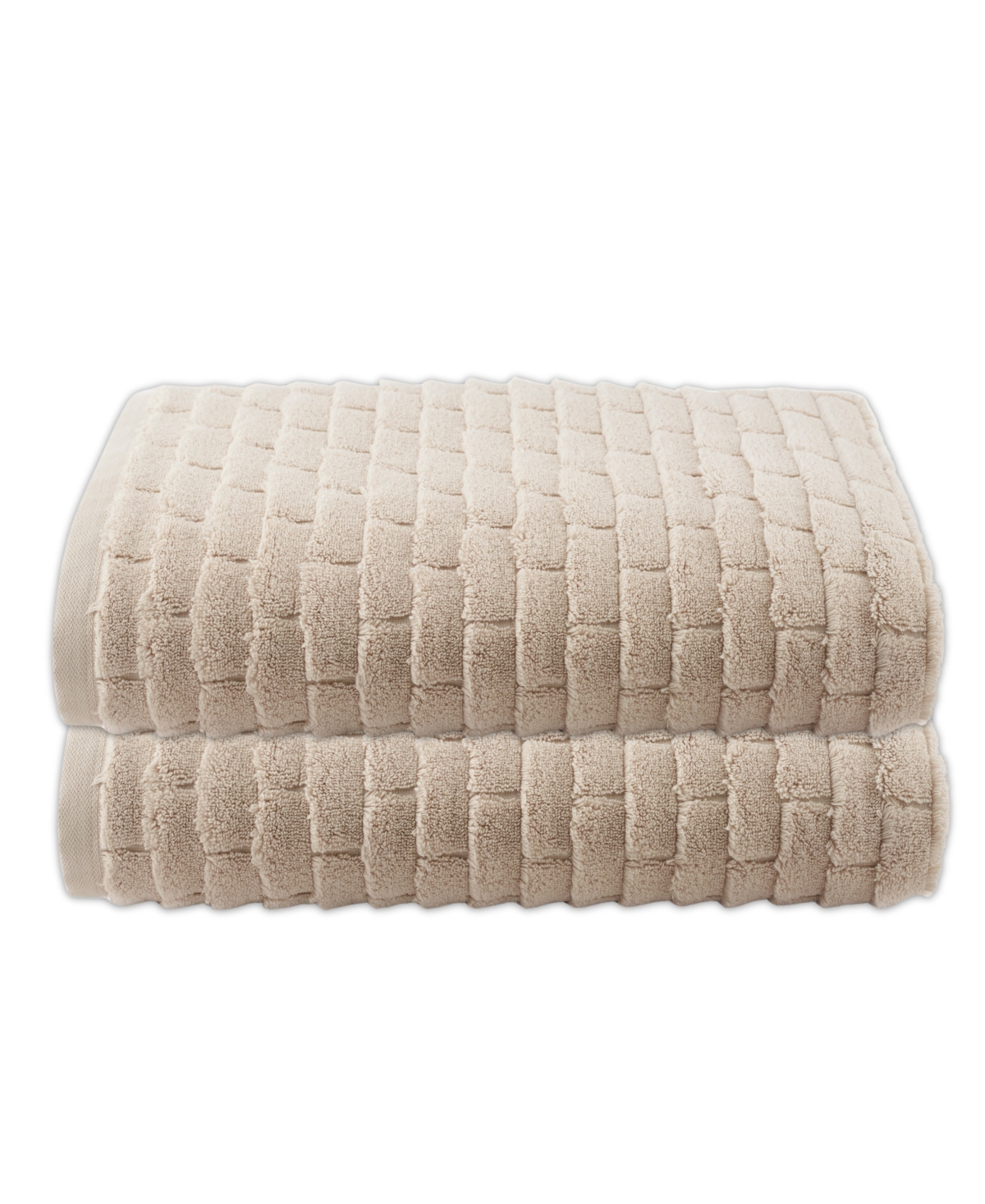 Click here for Talesma Subway Tile Textured Cotton 2-Pc. Bath She... prices