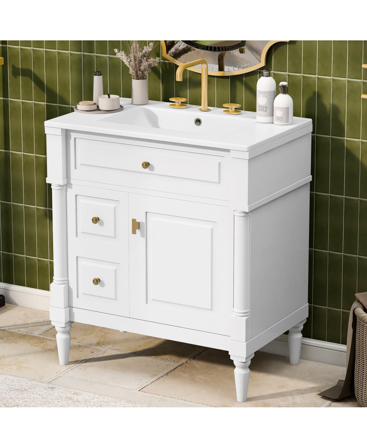 Click here for Sillysis 30" Bathroom Vanity with Ceramic Sin... prices