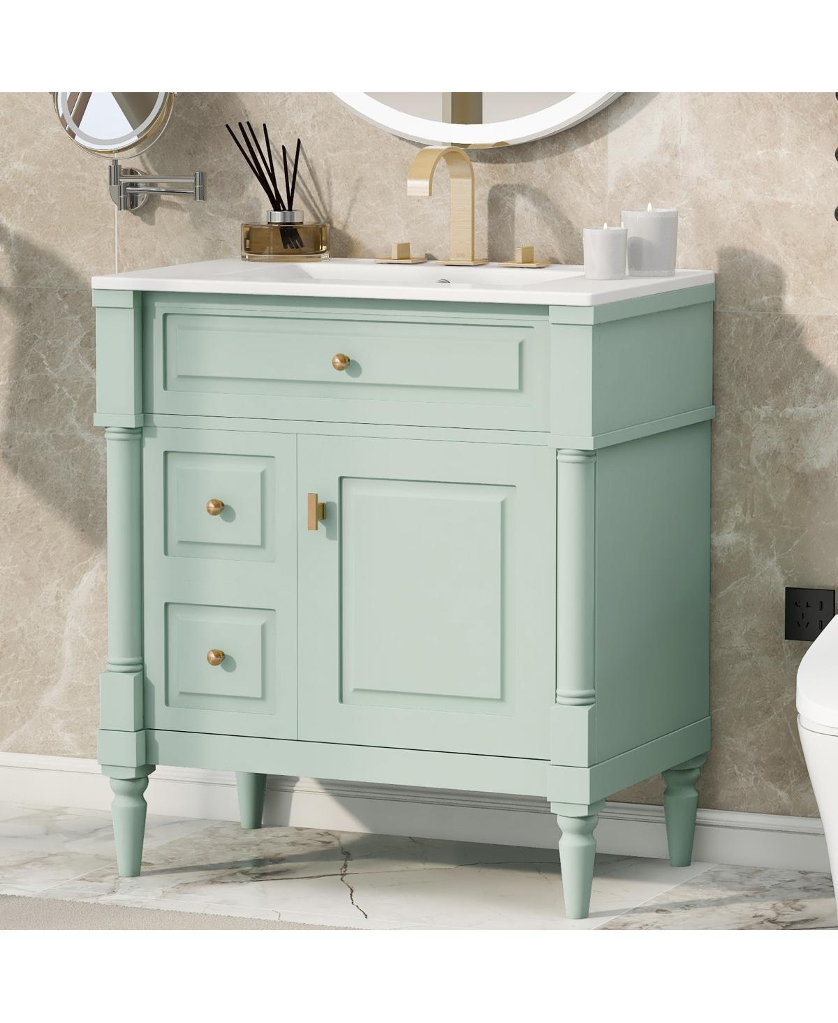 Click here for Sillysis 30" Bathroom Vanity with Ceramic Sin... prices