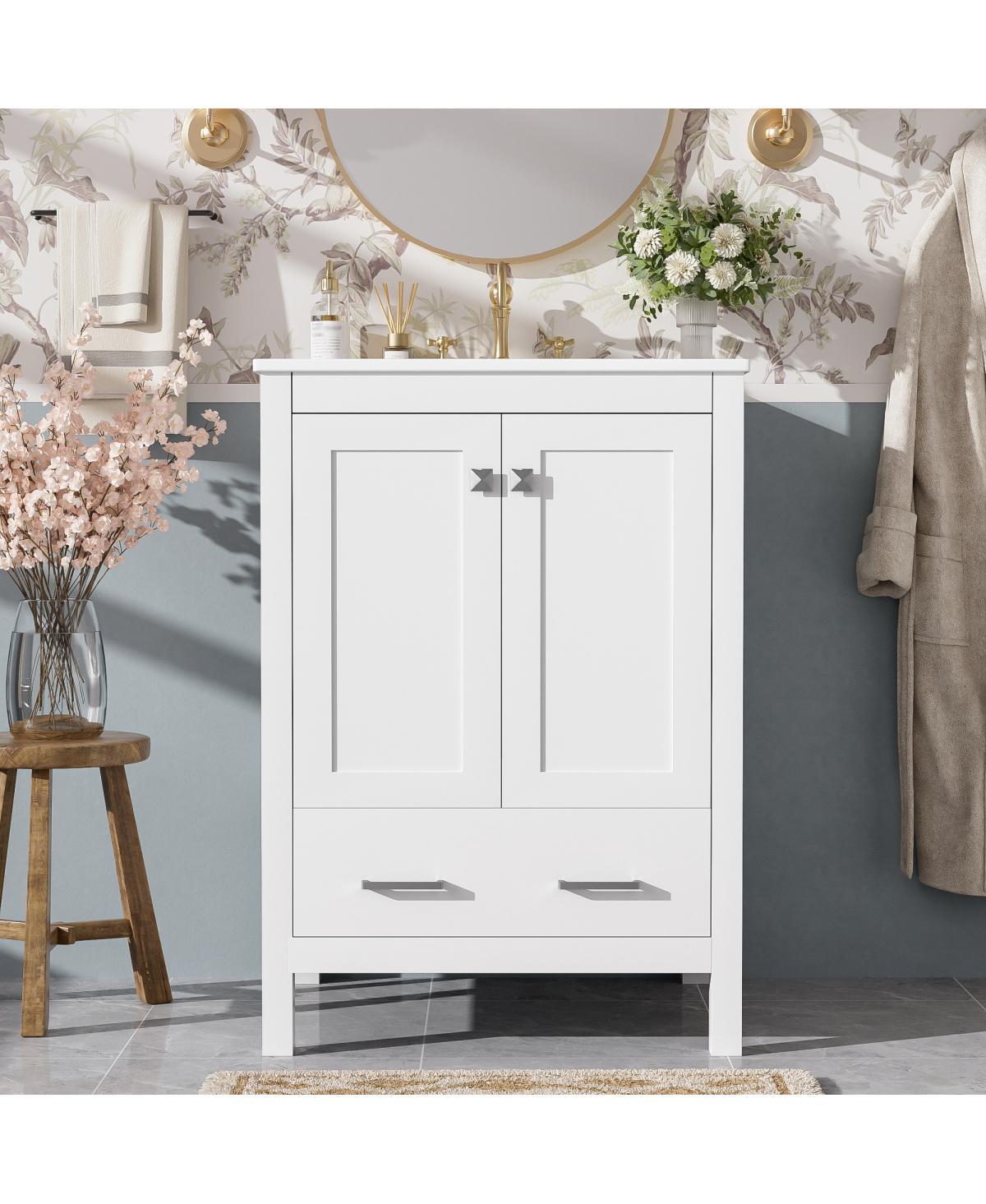 Click here for Sillysis 24" Bathroom Vanity with Sink  Solid... prices