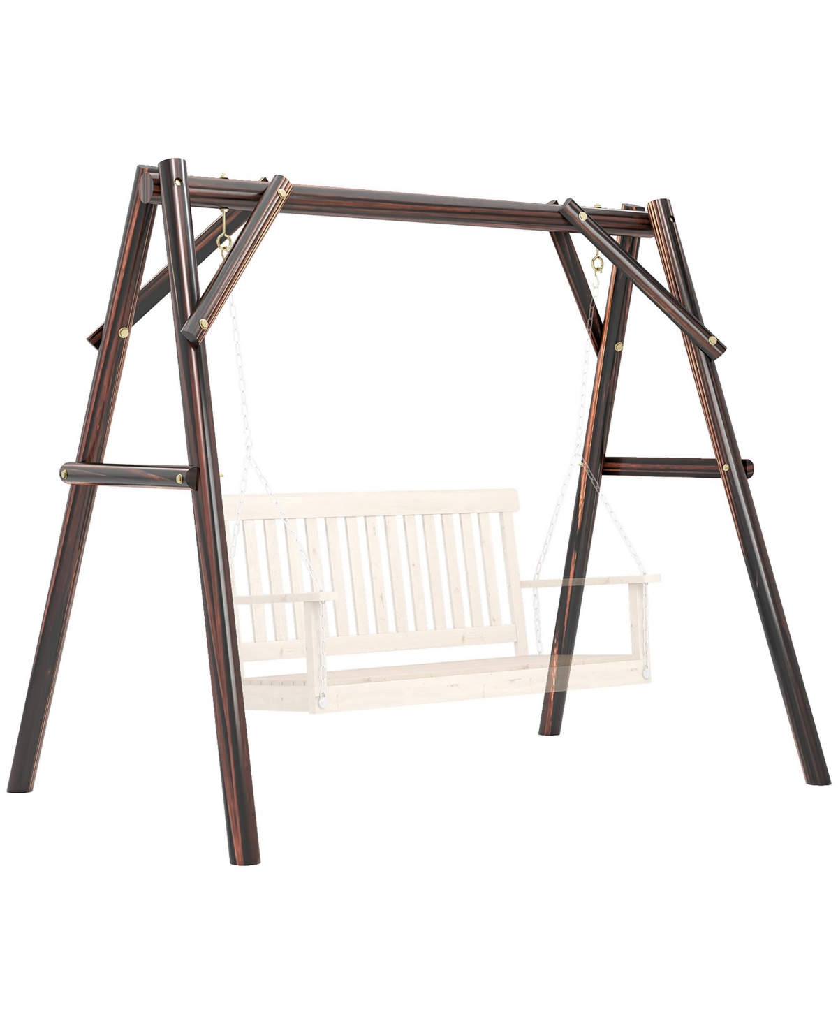 Click here for Outsunny 660lbs Porch Swing Frame  Swing Chair Sd... prices