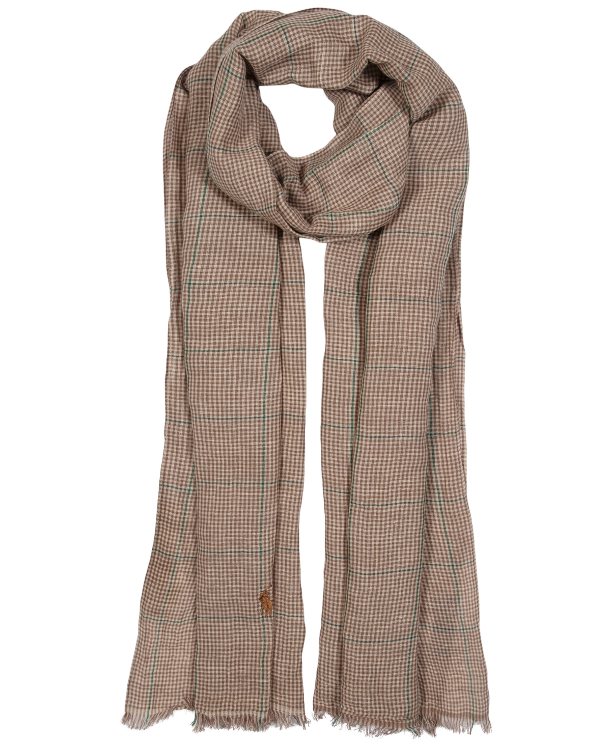 Click here for Polo Ralph Lauren Mens Woven Scarf - Tan prices