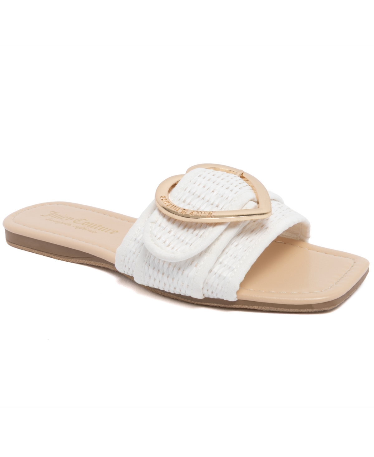 Click here for Juicy Couture Womens Zapphire Heart Buckle Slide F... prices