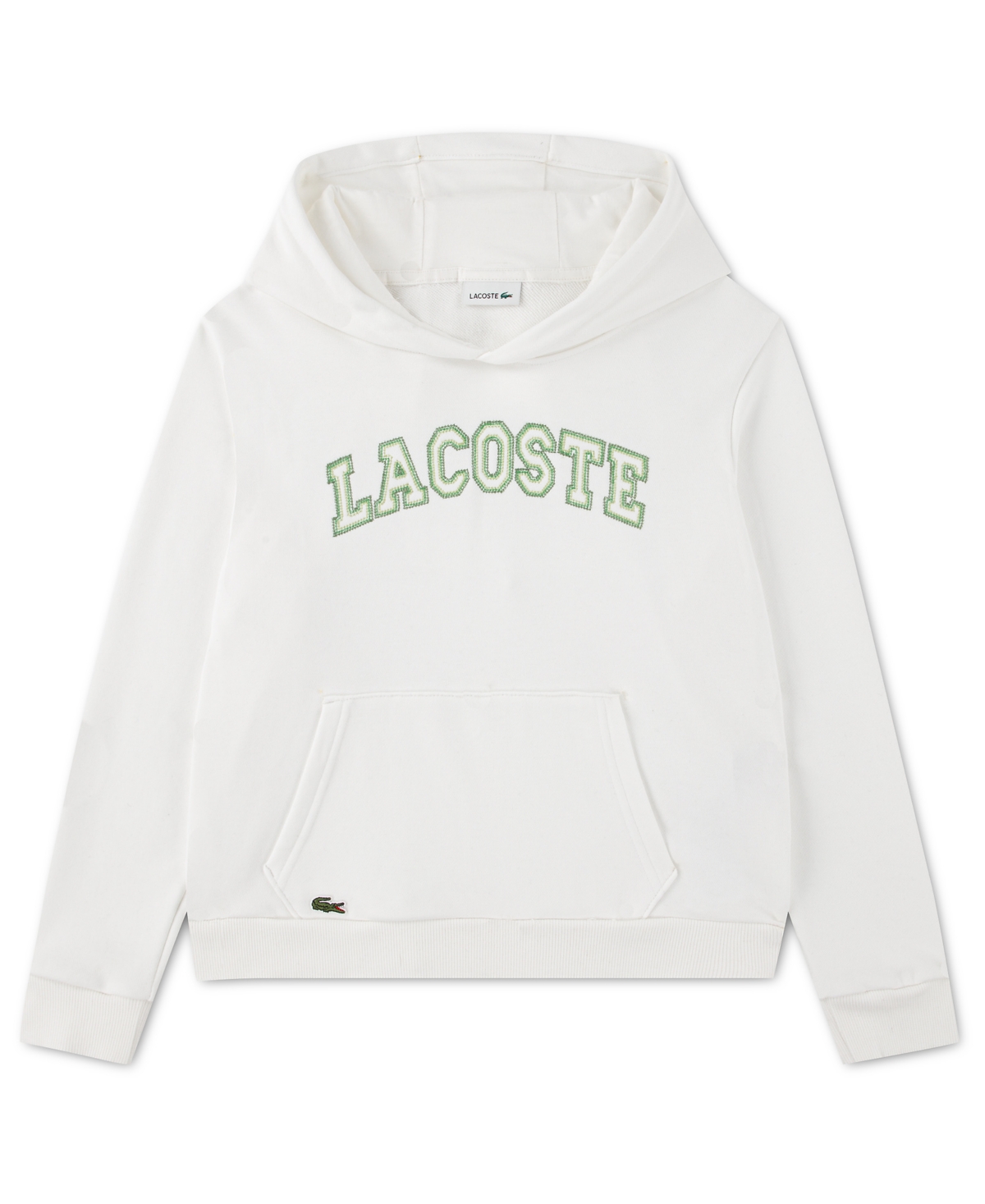 Click here for Lacoste Boys 10-16 Chain Stitch Pull-On Hoodie - B... prices