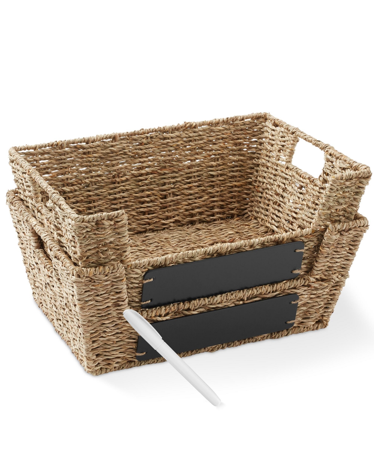 Click here for Casafield (Set of 2) Water Hyacinth Pantry Baskets... prices