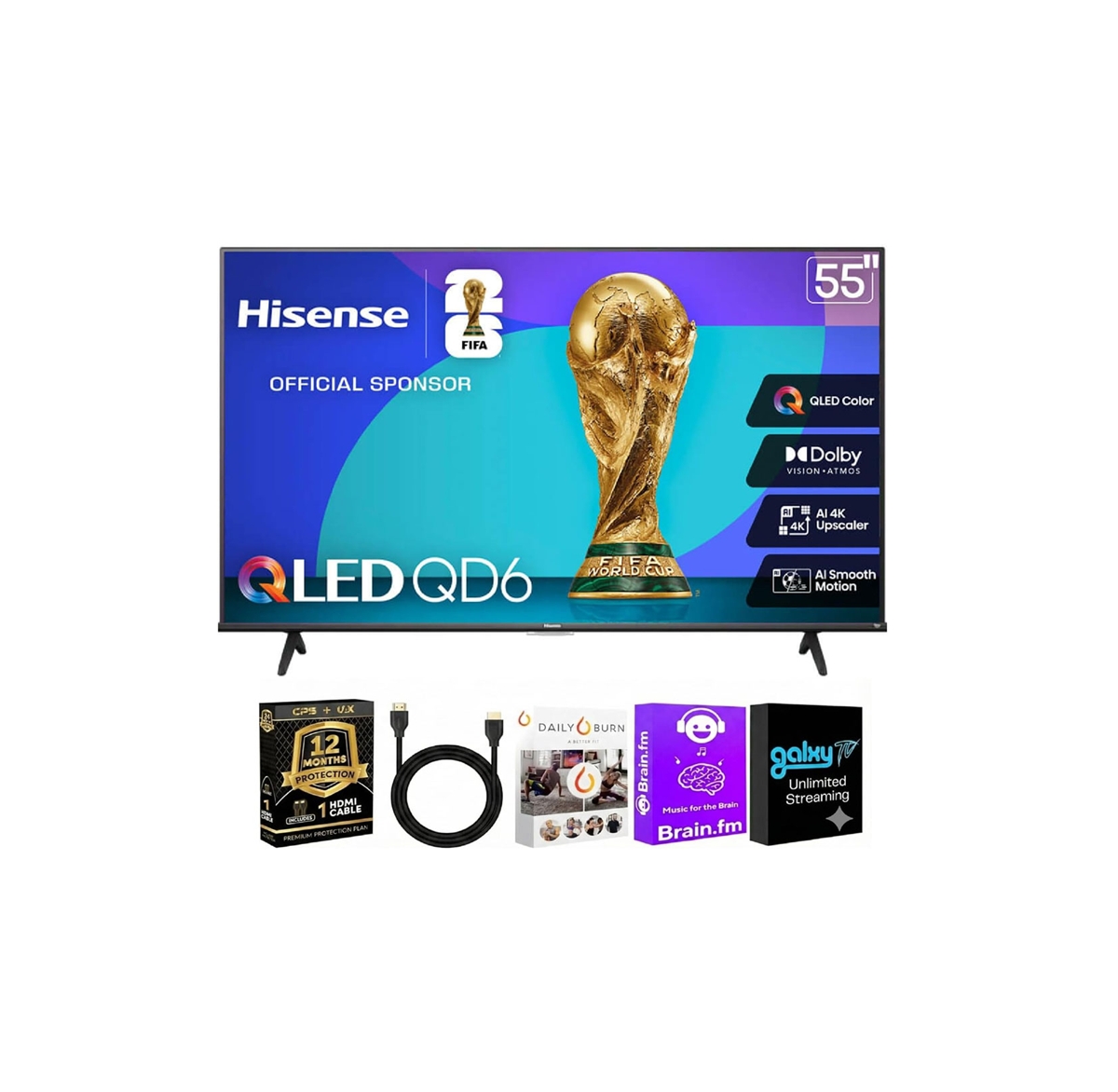 Click here for Hisense 55" Class QD6 Series 4K Qled Smart Fi... prices