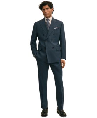 Click here for B by Brooks Brothers Mens Pinstripe Wool Classic F... prices