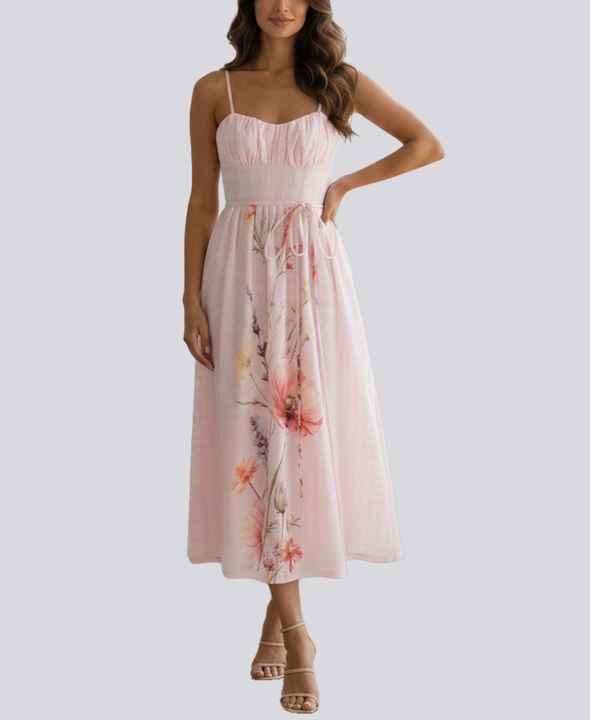 Click here for Violet Weekend Juniors Floral Print Eyelet Corset... prices