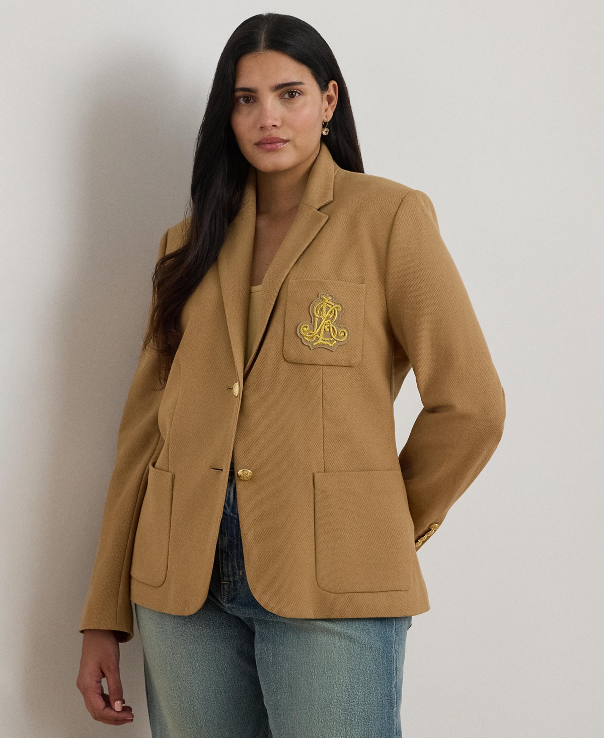 Click here for Lauren Ralph Lauren Plus Size Bullion Jacquard Bla... prices