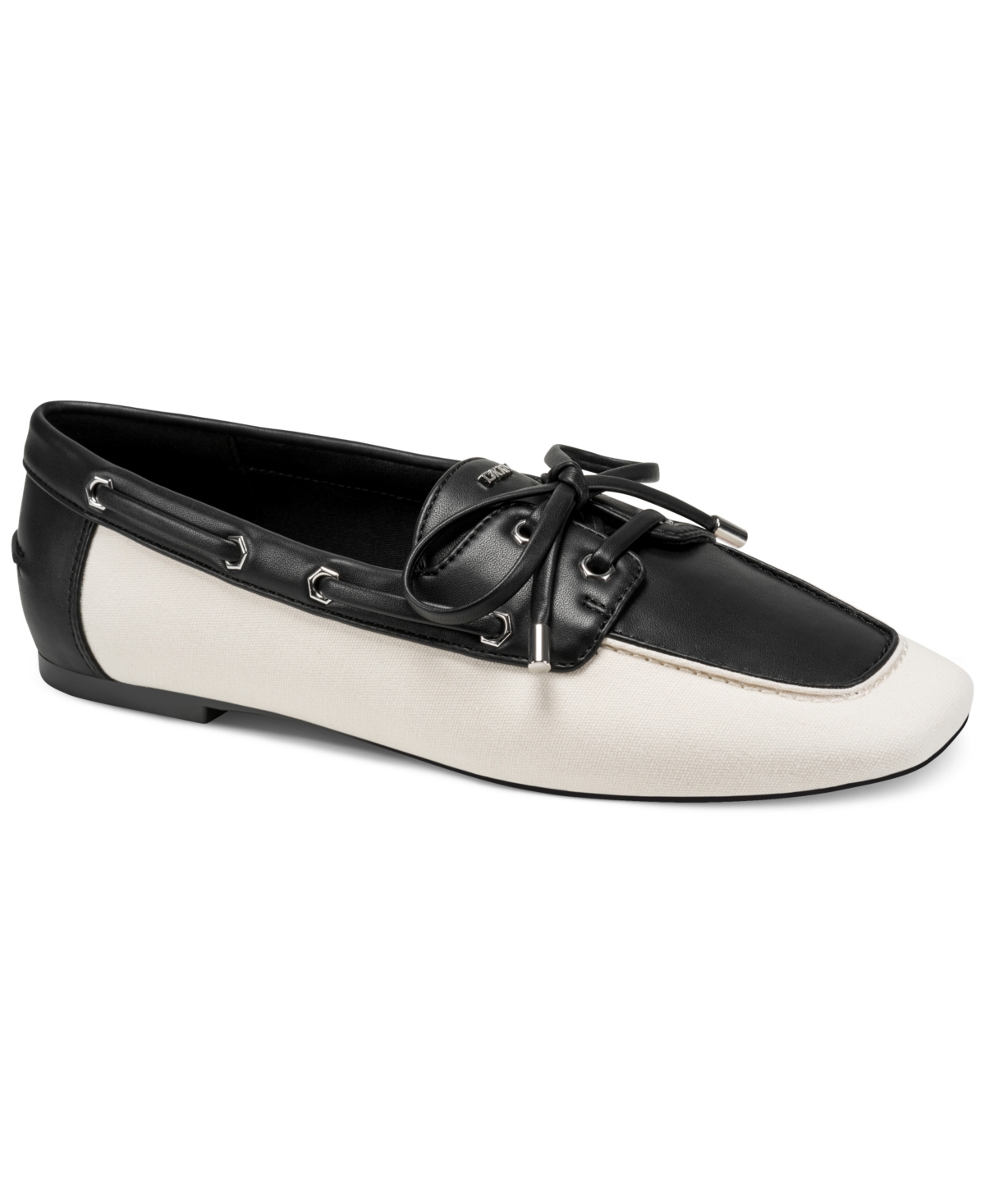 Click here for Dkny Womens Delmar Slip-On Boat Shoes - Coconut/Bl... prices
