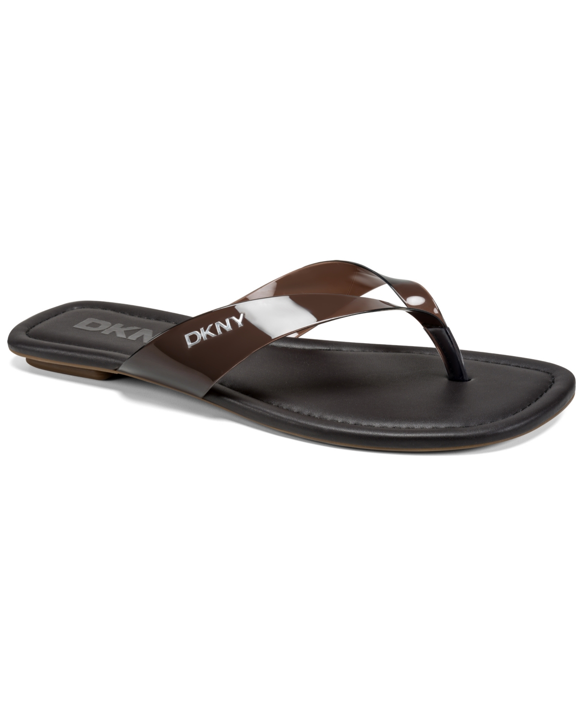Click here for Dkny Womens Hampton Flip Flop Sandals - Brown prices