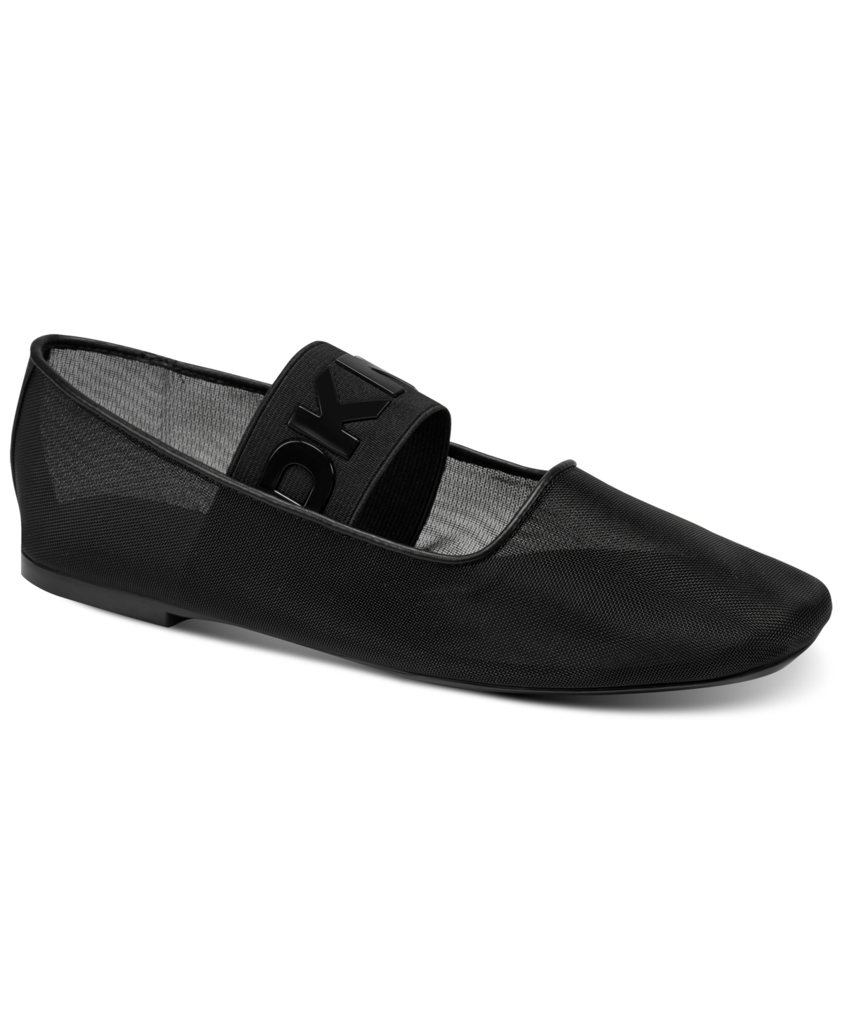 Click here for Dkny Womens Dace Mesh Mary Jane Ballet Flats - Bla... prices