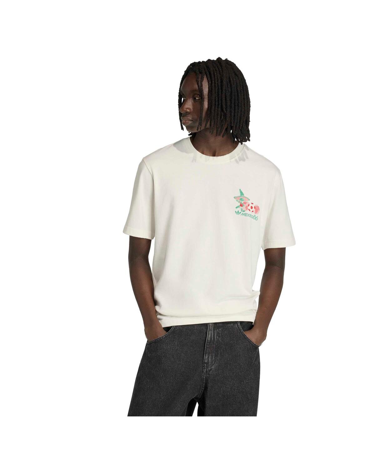 Click here for Adidas Mens White 1986 Fifa World Cup Pique Mascot... prices