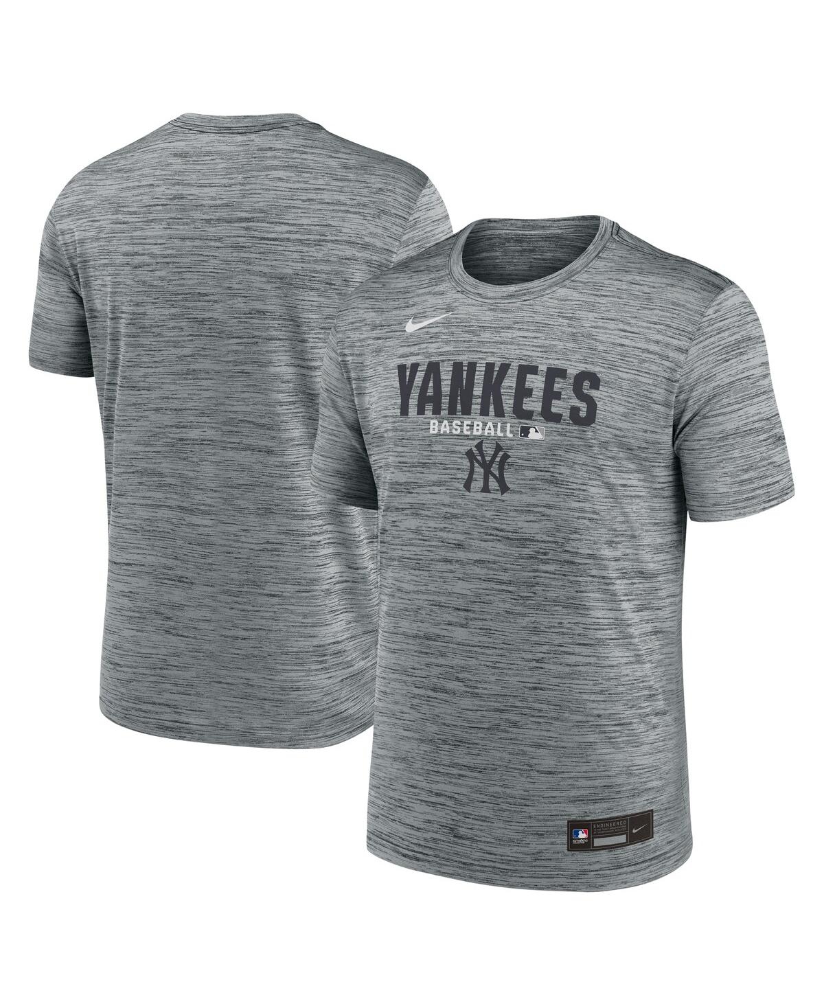 Click here for Nike Mens Heather Charcoal New York Yankees Authen... prices