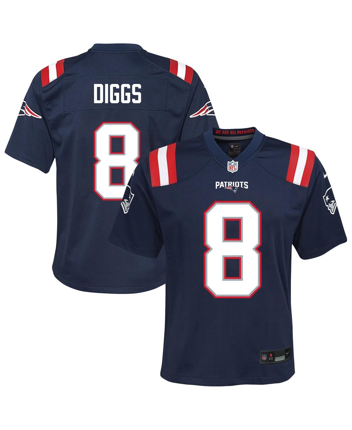 Click here for Nike Big Boys and Girls Stefon Diggs Navy New Engl... prices