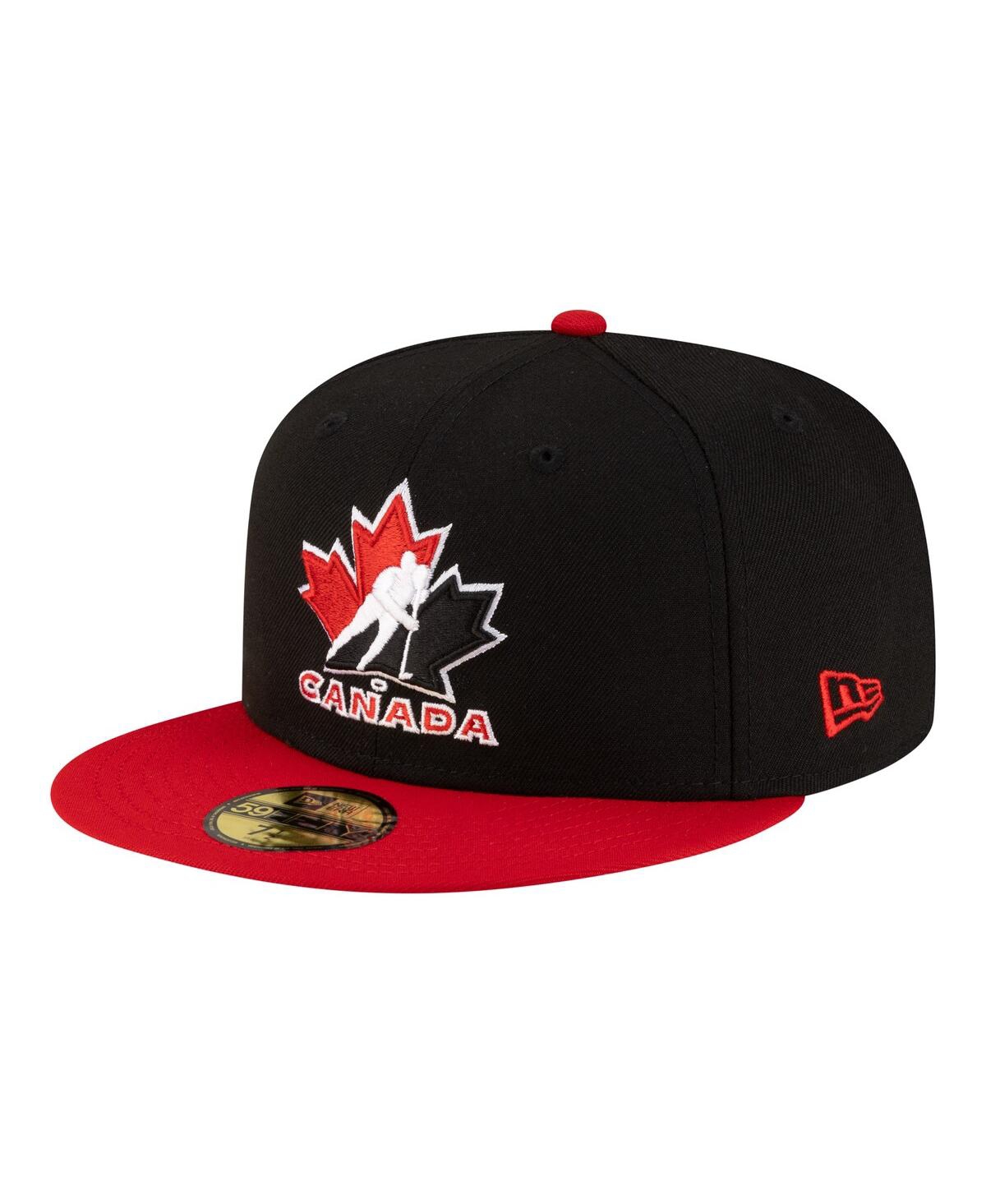 Click here for New Era Mens Black/Red Hockey Canada 2-Tone 59FIFT... prices