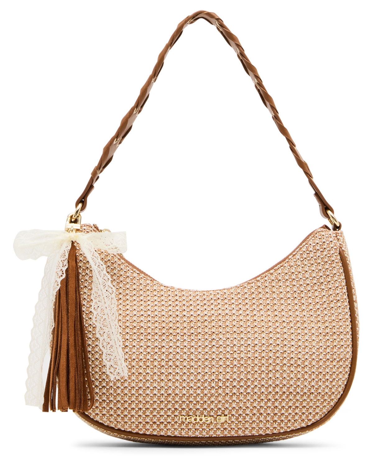 Click here for Madden Girl Honey Zipper Bowler Bag - Congac prices