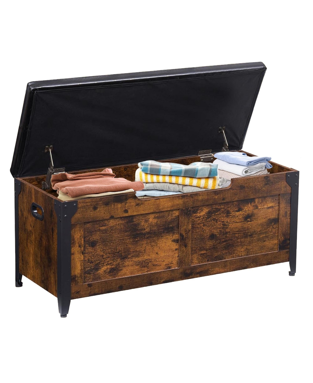 Click here for gaomon 39.4" Retro Wooden Storage Chest - 2 S... prices