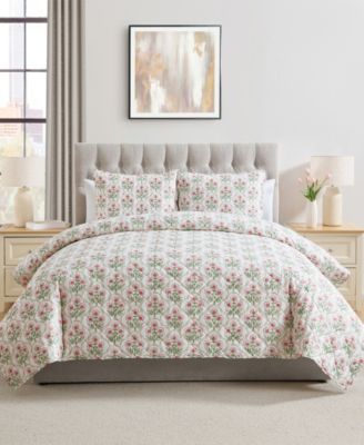 Click here for Vcny Home Ellia Pinsonic 3 Pc. Quilt Sets prices