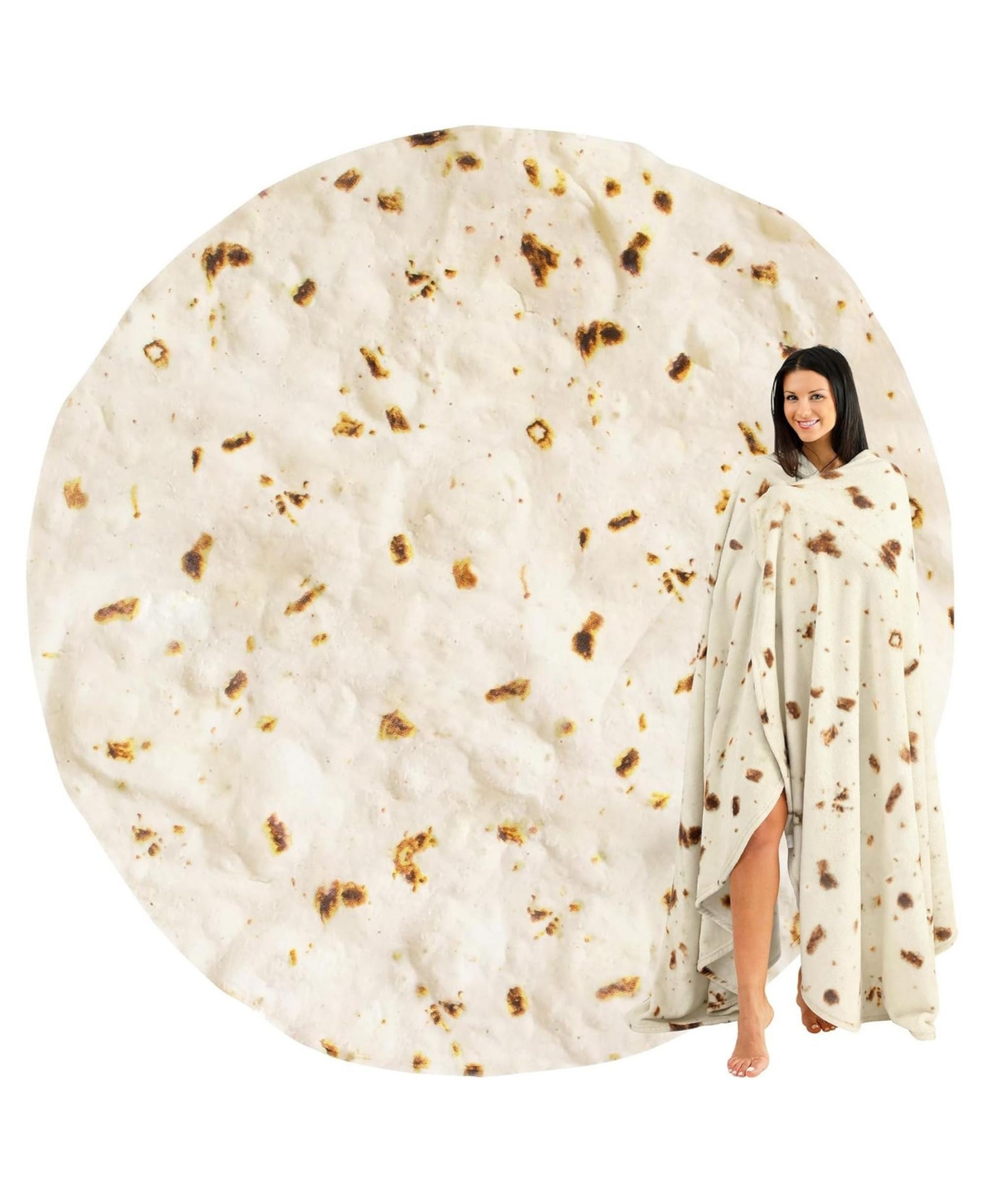 Click here for Zulay Kitchen 80 Inches Novelty Throw Tortilla Bla... prices