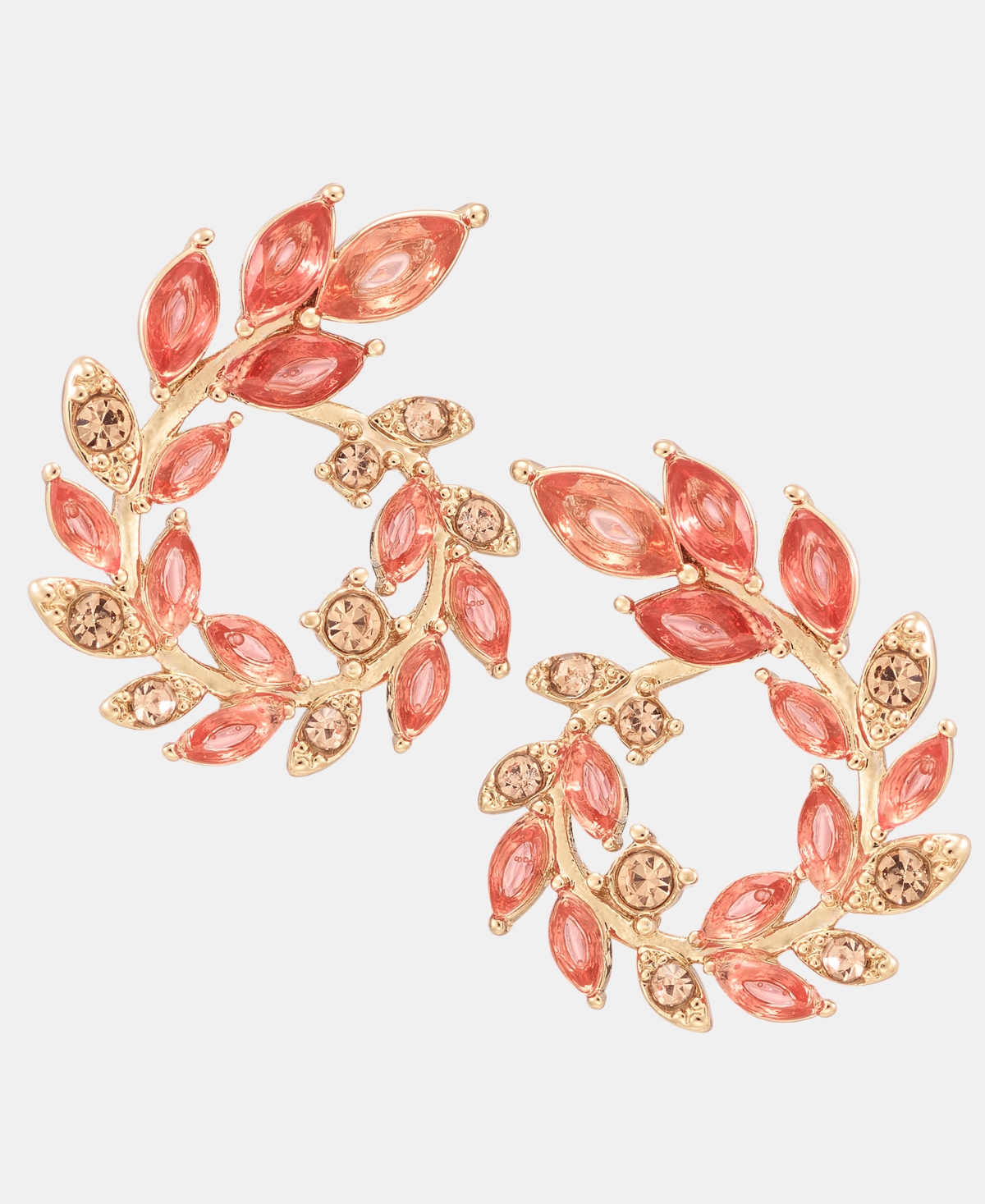 Click here for lonna & lilly Gold-Tone Faux Coral Open Leaf Wreat... prices