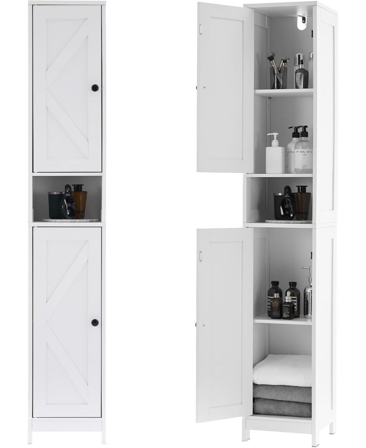 Click here for gaomon Tall Narrow Bathroom Cabinet  66.9"  F... prices