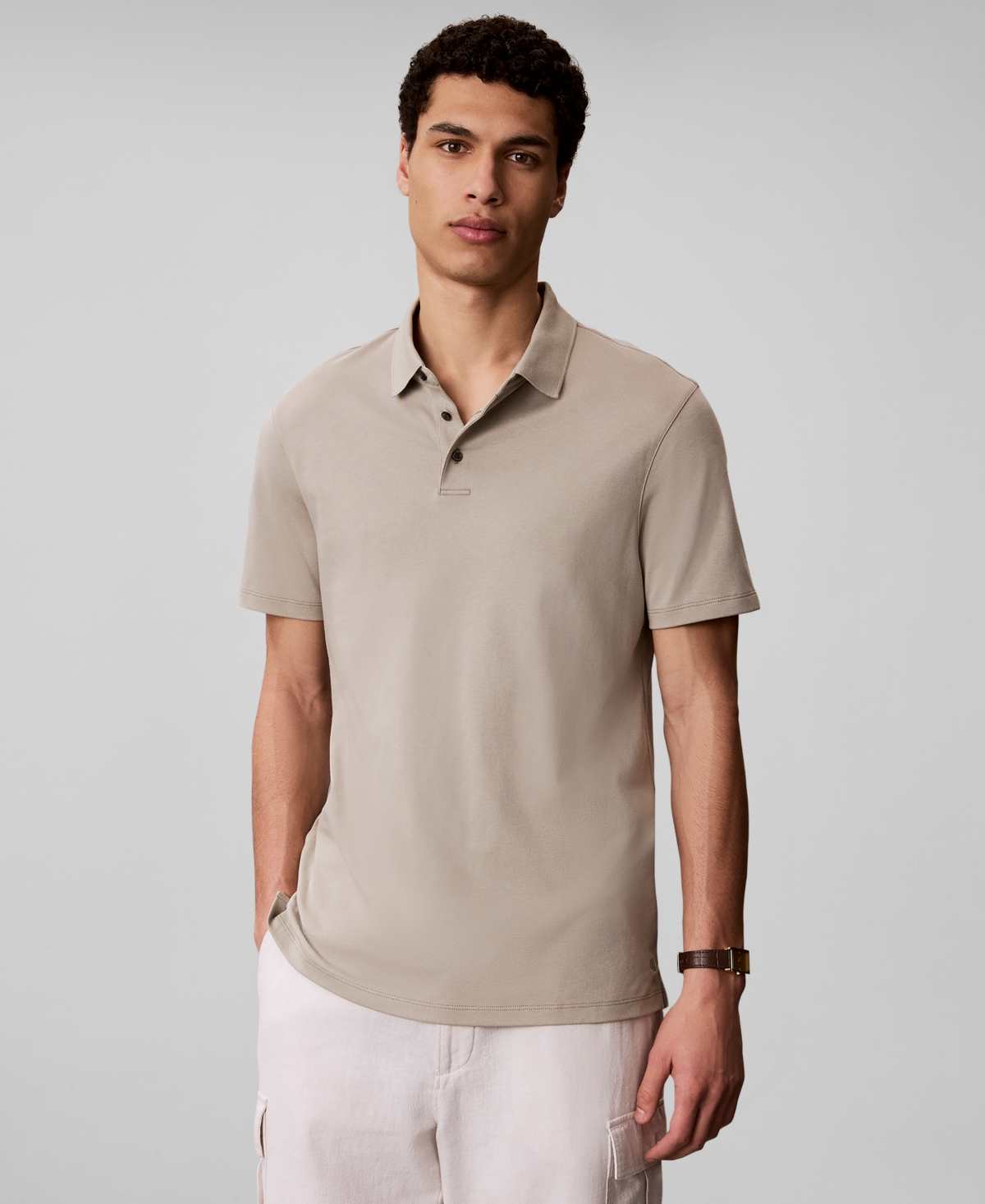 Click here for Calvin Klein Mens Short Sleeve Supima Cotton Polo... prices