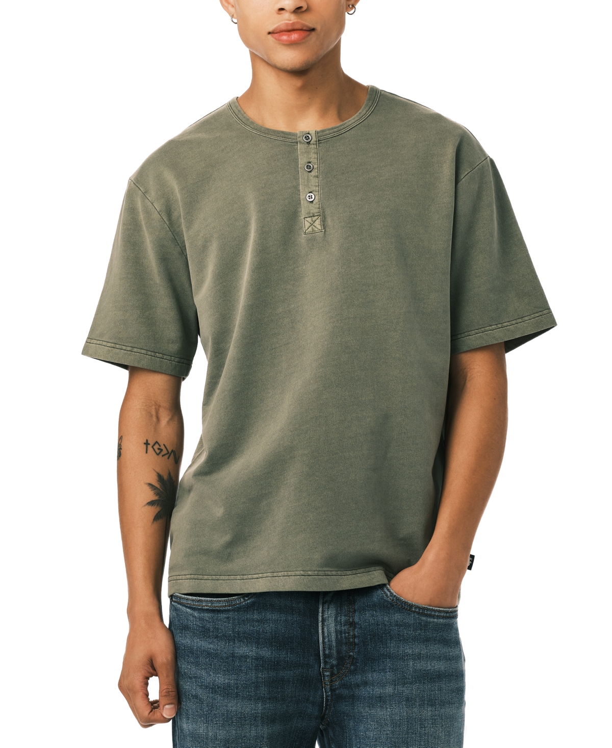 Click here for Buffalo David Bitton Mens Short-Sleeve Henley T-Sh... prices