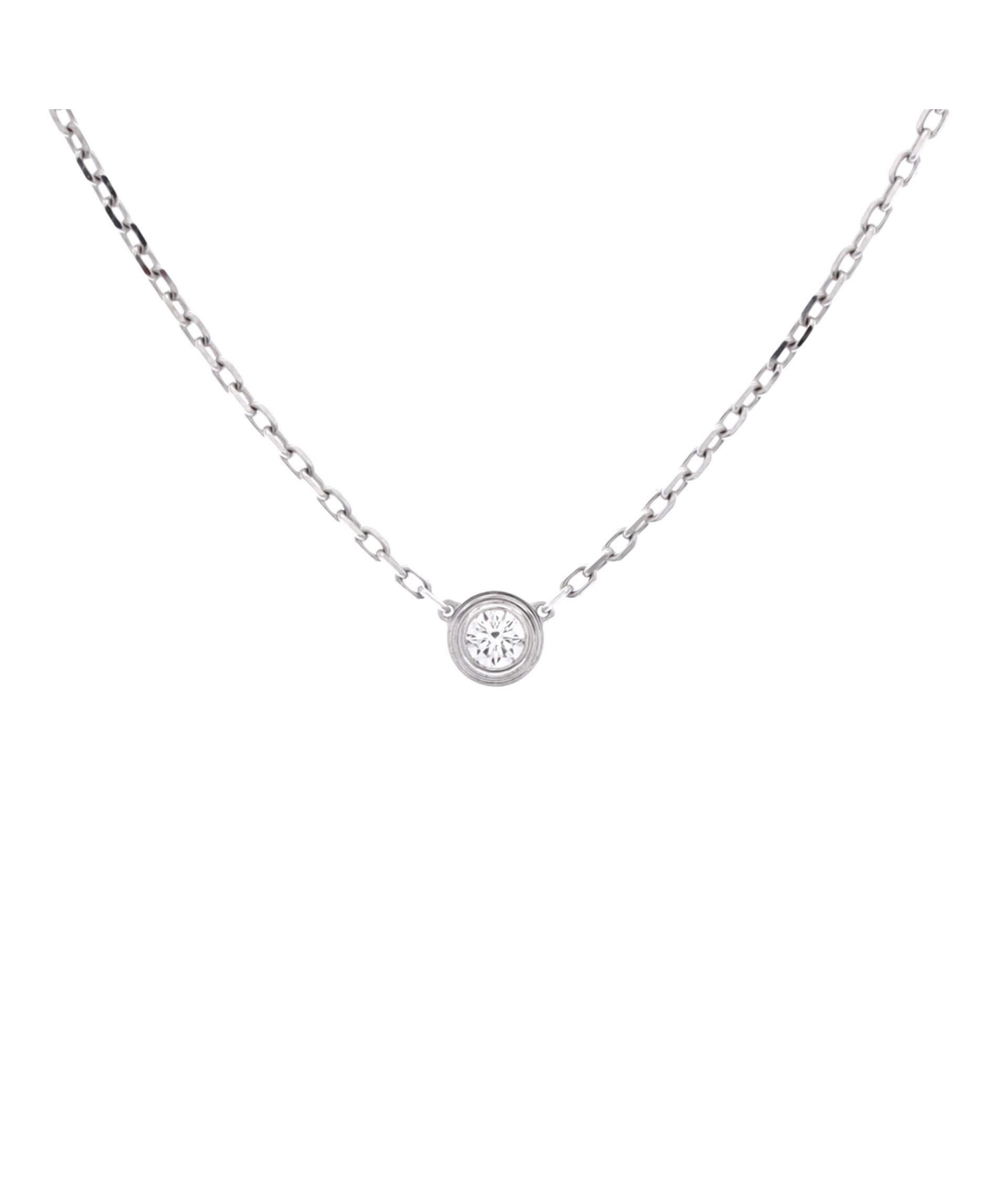 Click here for Pre-Owned Cartier DAmour Pendant Necklace - 18k wh... prices