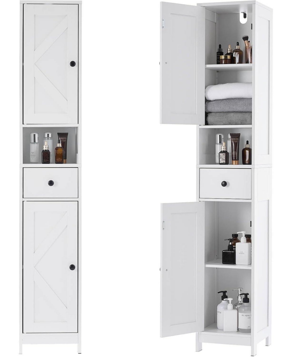 Click here for gaomon Tall Bathroom Cabinet  Freestanding with 2... prices