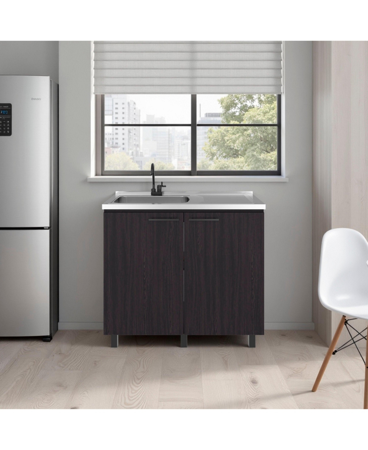 Click here for Fm Furniture Utility Sink Cabinet with 2 Doors and... prices