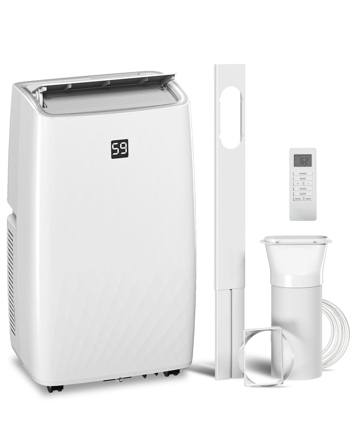 Click here for Homcom 12000 Btu Portable Air Conditioner with Deh... prices