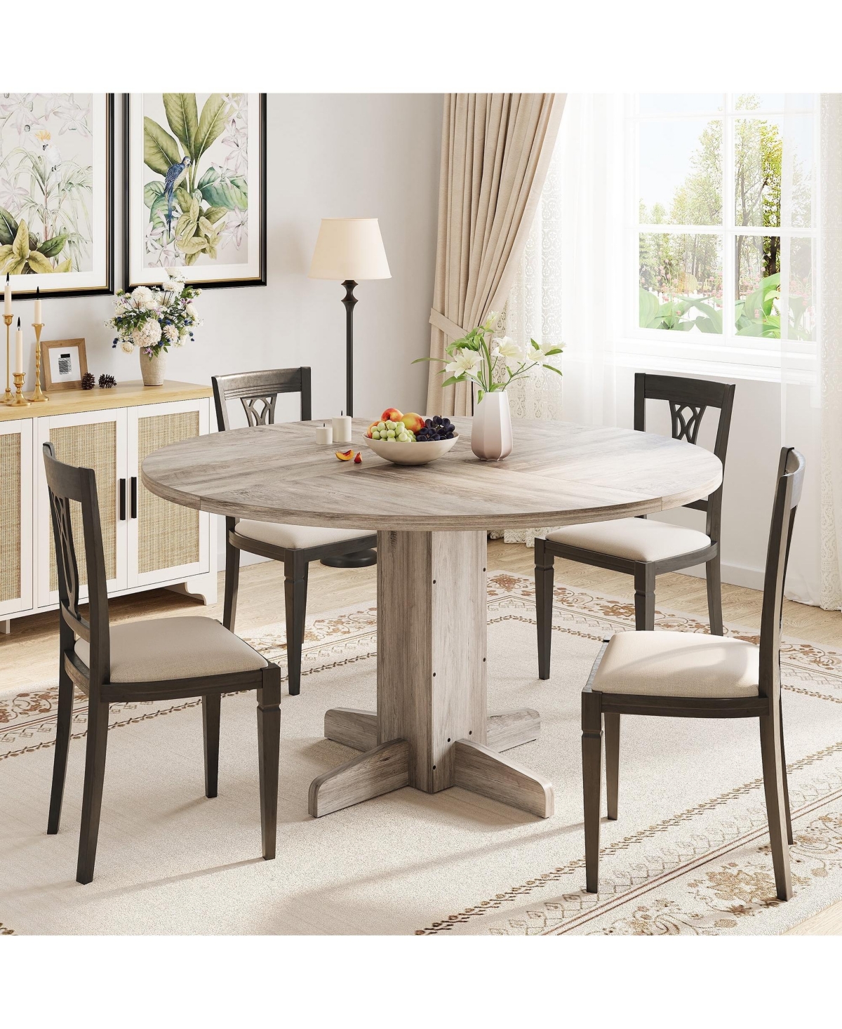 Click here for gaomon Round Dining Table for 4-6 People  Dining R... prices