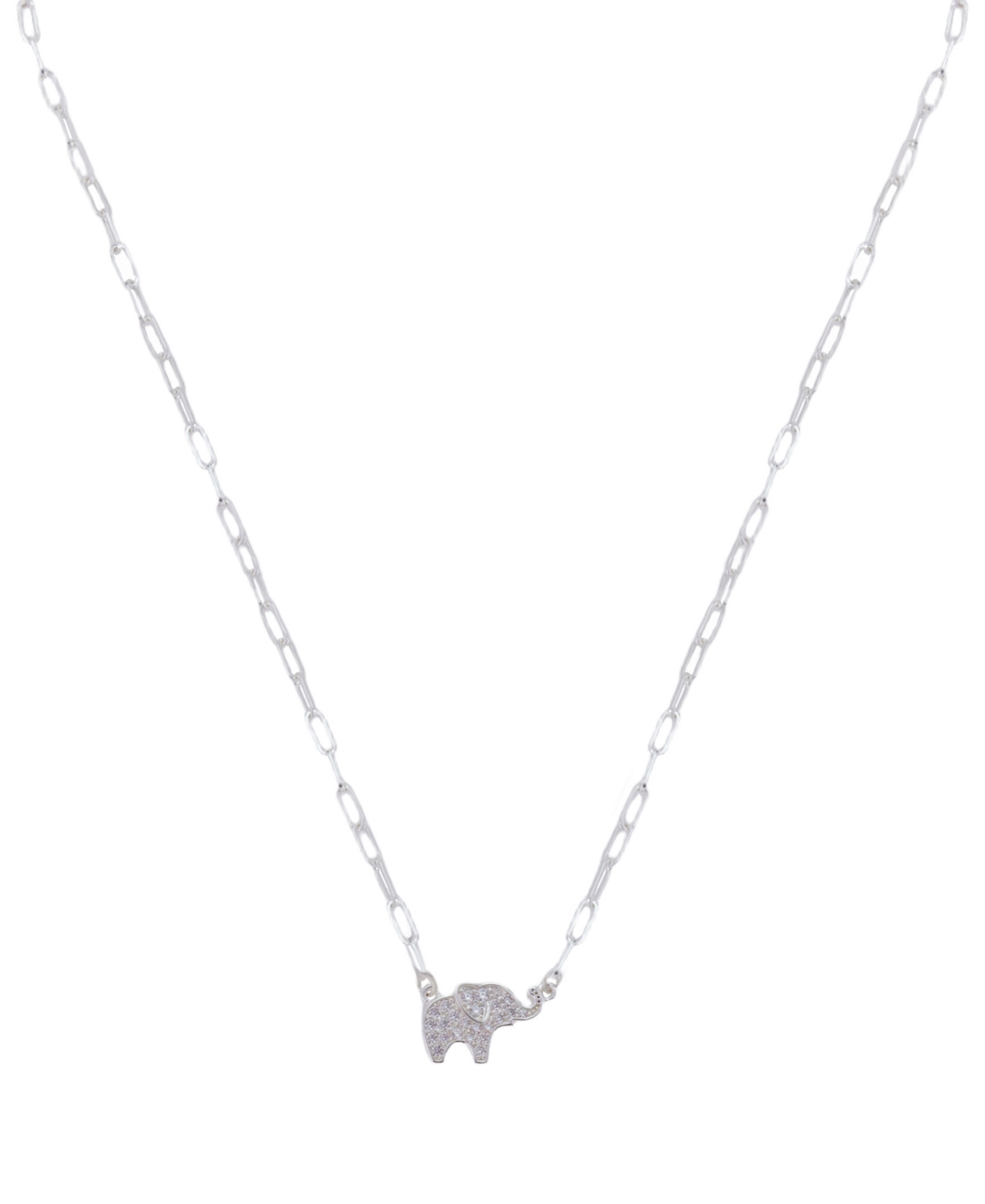 Click here for Unwritten Cubic Zirconia Elephant Pendant Necklace... prices